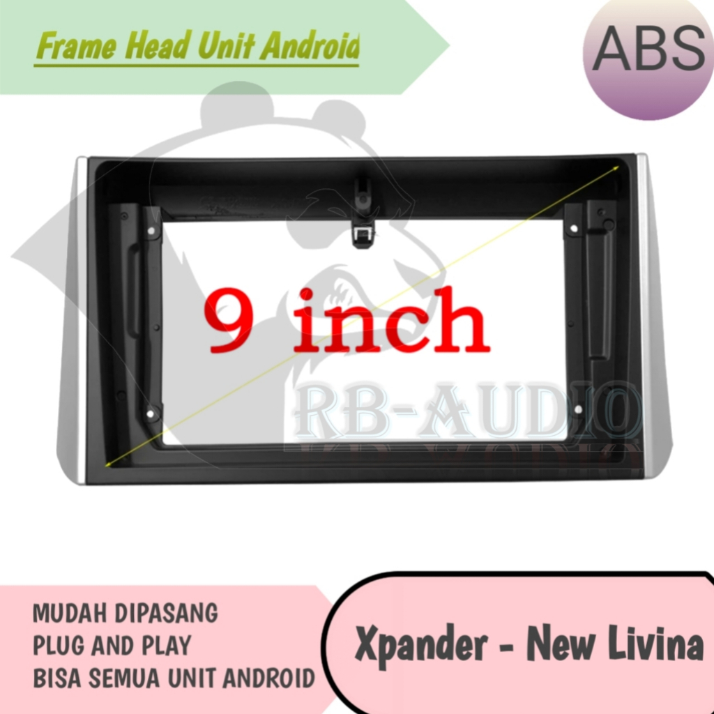 Jual Frame Headunit Android 9 inch Untuk Mitsubishi Xpander dan New ...