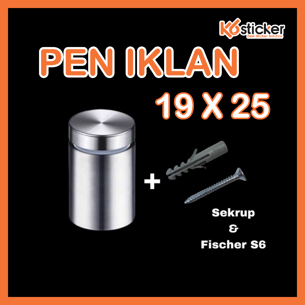 Jual PEN IKLAN 19x25 STAINLESS / SIGNBOARD / BAUT AKRILIK 19x25 ...