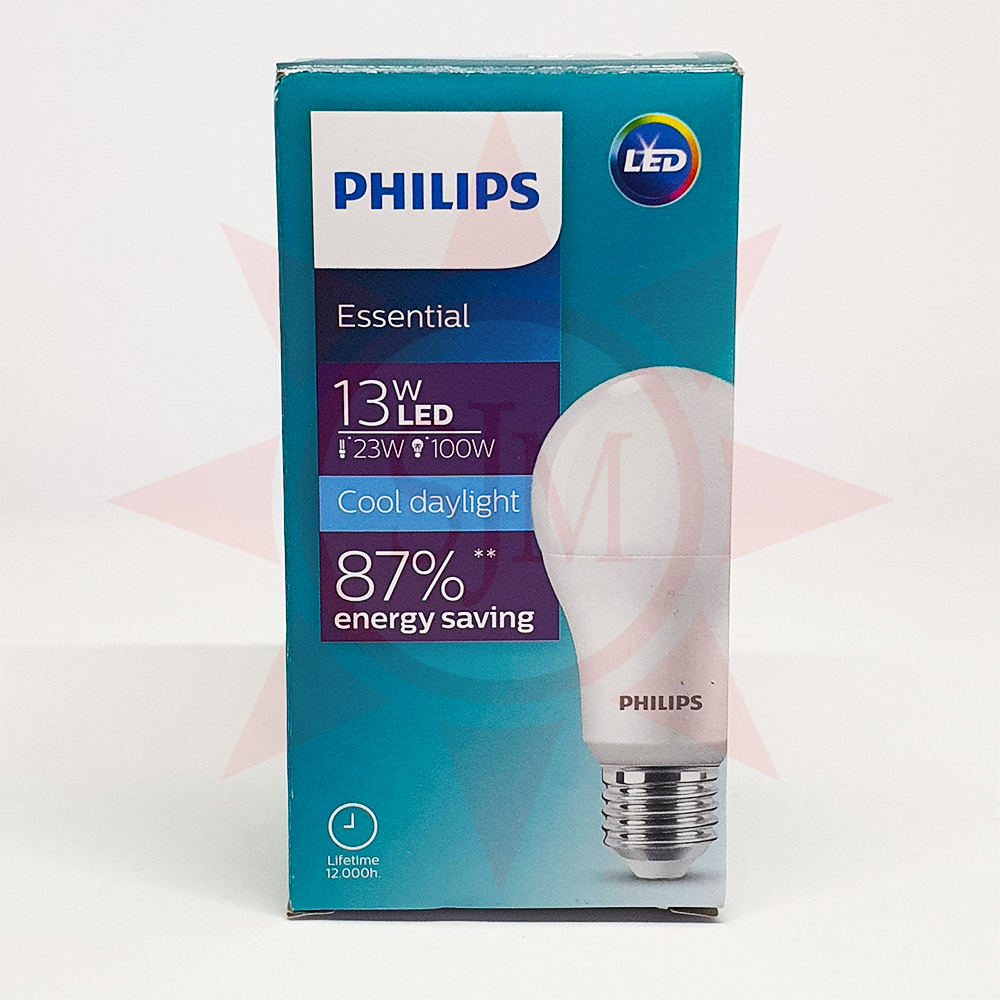 Jual Philips Lampu Bohlam LED Essential 13 Watt Putih / Cool Daylight ...