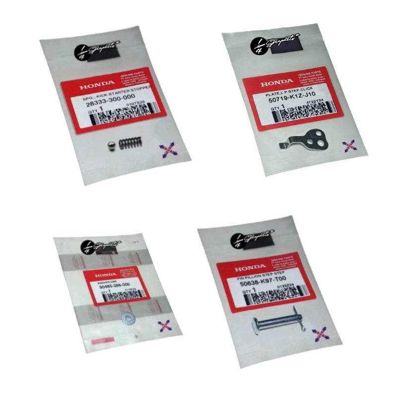 Jual Plate Left P Step Click Honda PCX 160 K1Z ( Set KIRI ) | Shopee ...