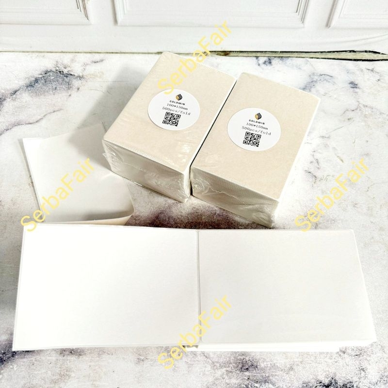 Jual Label Barcode 100x150MM A6 / Kertas Sticker Thermal Resi / Goldwin ...