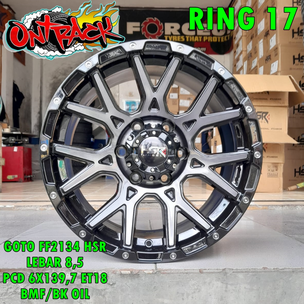 Jual VELG OFFROAD RACING HSR GOTO Ring 17 Lebar 8,5 Pcd 6X139,7 ET18 Pajero Fortuner Hilux ...