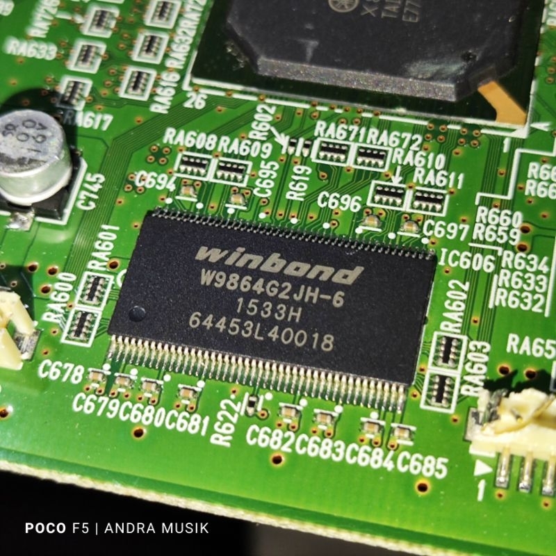 Jual IC Sd Ram Winbond W9864G2JH-6 Kondisi Original Cabutan Dari Board ...