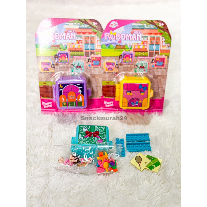 Jual Roboman Lego Girl Happy Travel Mainan Balok Susun Mini Building ...