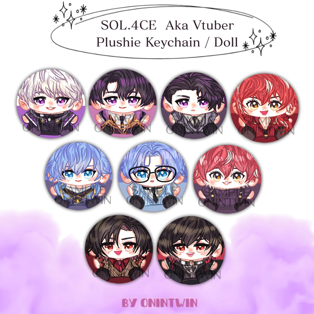 Jual VTUBER INDONESIA Plush Keychain & Stuffed doll by Onintwin ...