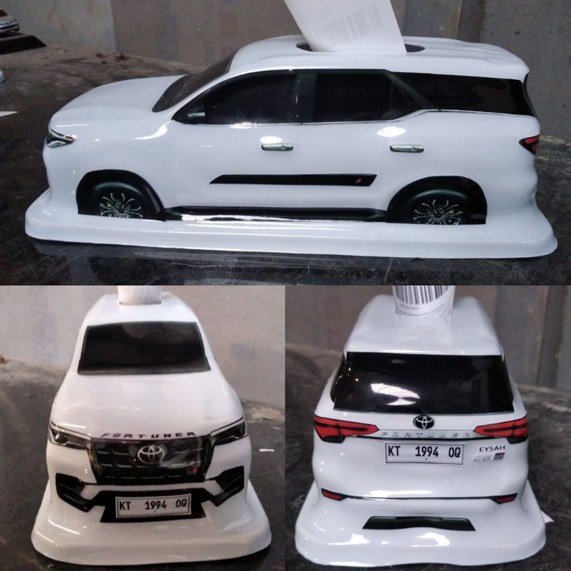 Jual (Fortuner Gr Sport) Kotak Tissue Minimalis Bentuk Mobil/Tempat ...