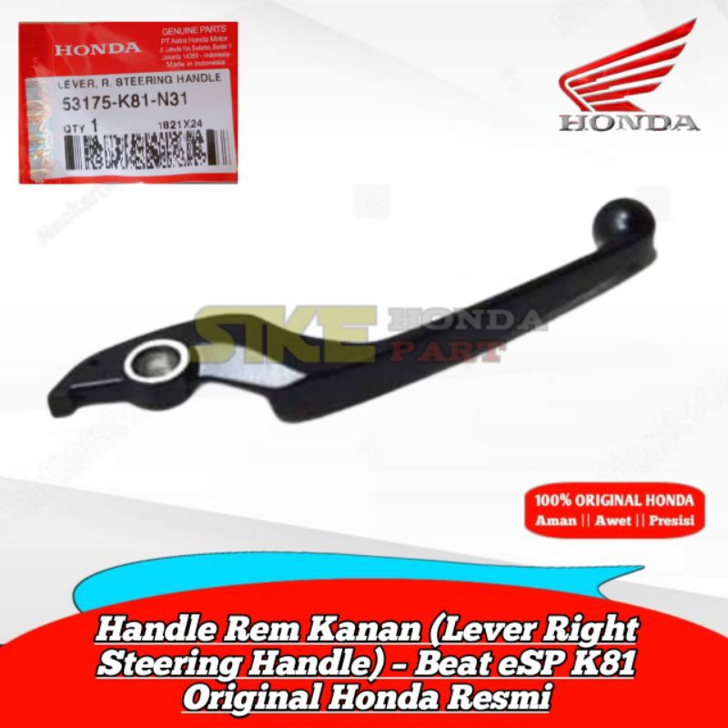 Jual 53175-K81-N31 - 53178-K81-N30 Handle Rem Kanan Kiri (Lever ...