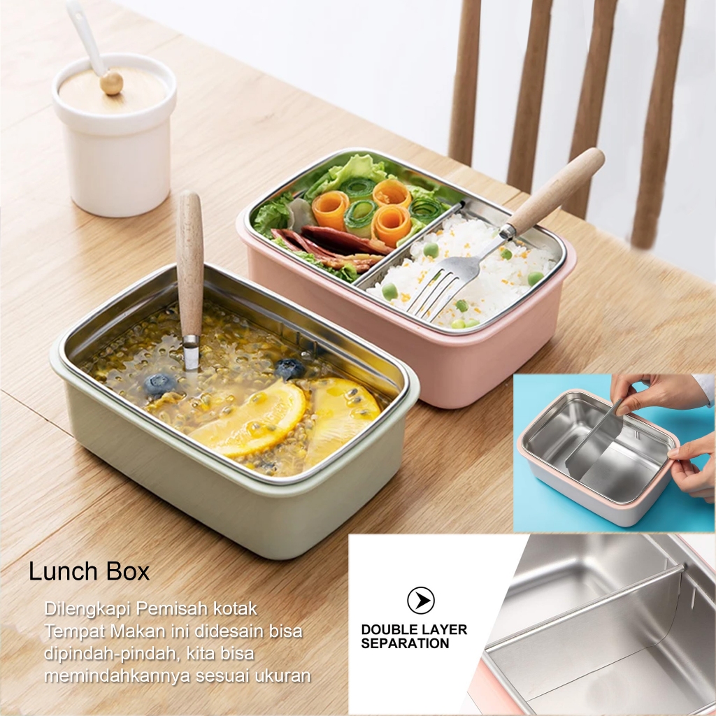 Jual LB41 Tempat Makan Lunch Box Sekat 700ml / Kotak Makan Tempat Bekal ... Jual LB41 Tempat Makan Lunch Box Sekat 700ml / Kotak Makan Tempat Bekal ...