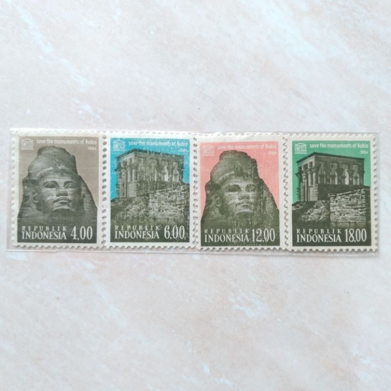 Jual Perangko Prangko Kuno Set Seri Save Monumen Nubia 1964 - YN1352 ...