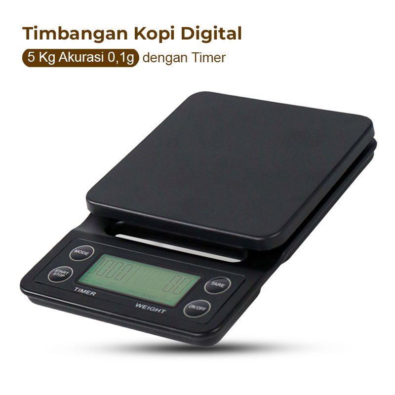 Jual Timbangan Digital Kopi Timbangan Dapur 3Kg 5Kg 10kg Digital Coffee ...