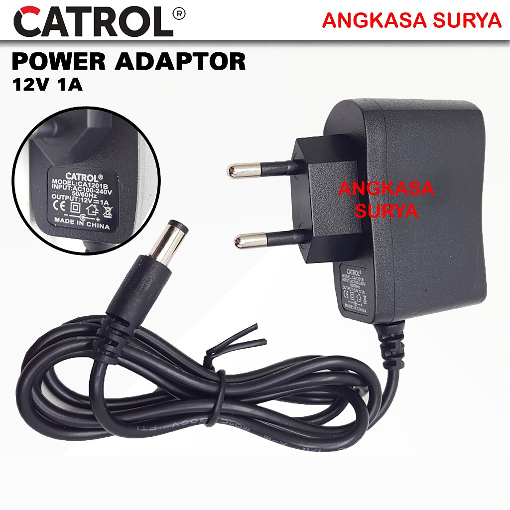 Jual Adaptor Switching 1a 12v Catrol Power Supply 1a 12 volt Untuk ...