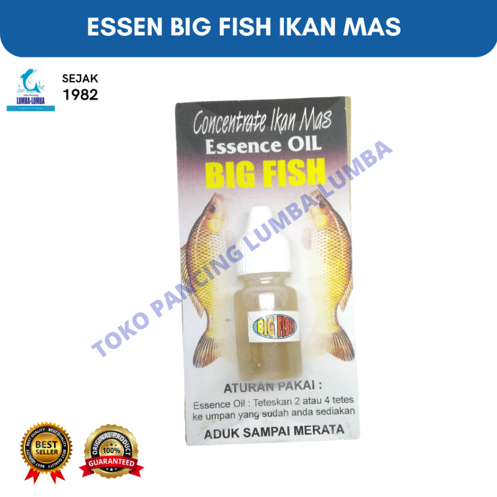 Jual ESSEN BIG FISH IKAN MAS / ESSEN IKAN MAS / ESSEN JADI IKAN MAS ...