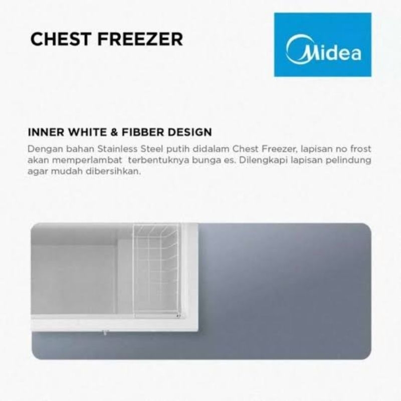 Jual BOX FREEZER MIDEA 300LITER HS390CK | Shopee Indonesia