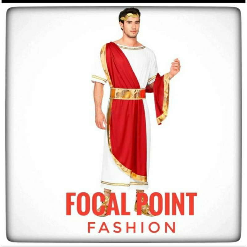 Jual kostum Roman emperor pria dewasa Romawi kuno costume | Shopee ...