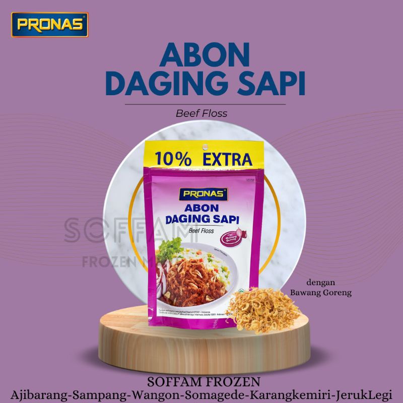 Jual SF | Pronas Abon Sapi dengan Bawang Goreng 110g | Shopee Indonesia