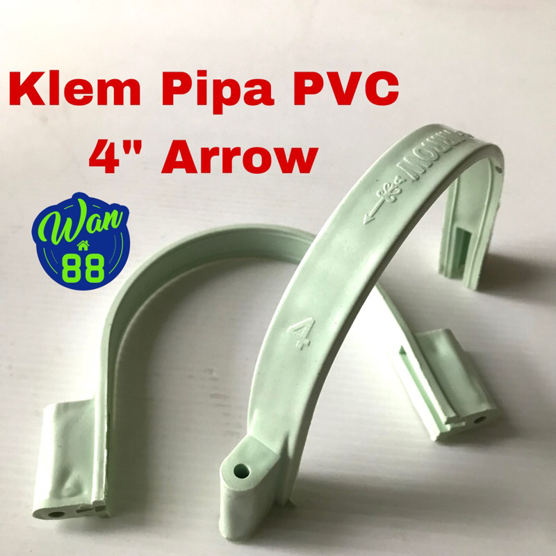 Jual Klem Pipa PVC 4” Arrow harga per 1 pc | Shopee Indonesia