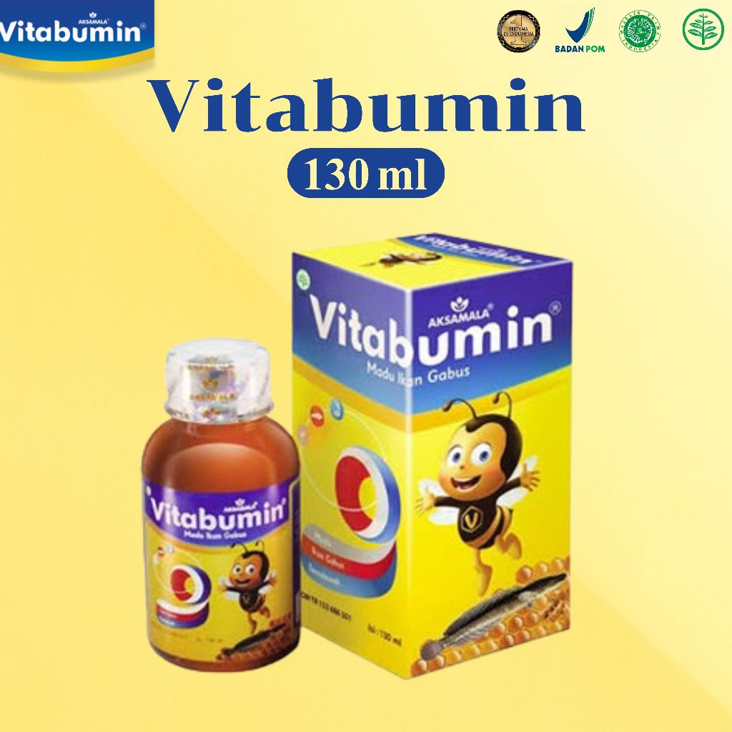 Jual Vitabumin 100% ORIGINAL BPOM - 130ml 1 Botol - Suplemen Penambah Nafsu Makan & Daya Tahan ...