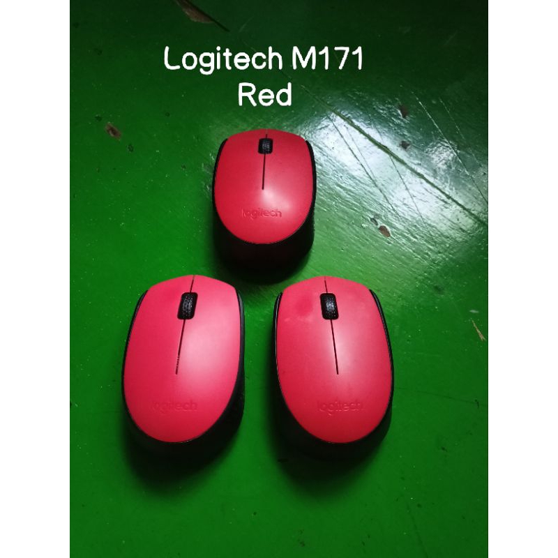 Jual Logitech M171 Red Second Original | Shopee Indonesia