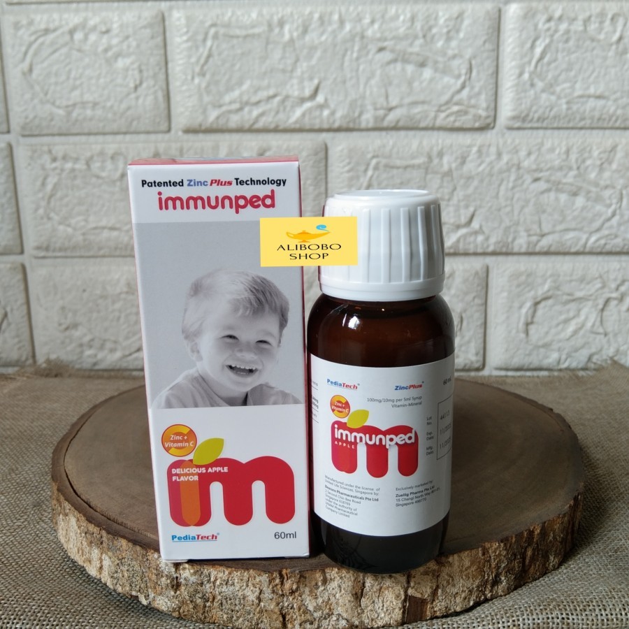 Jual IMMUNPED KIDS VITAMIN C DAN ZINC 60 ML APPLE FLAVOR SINGAPORE ...