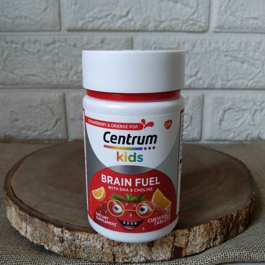 Jual CENTRUM KIDS BRAIN FUEL 50 CHEWABLE TABLETS | Shopee Indonesia