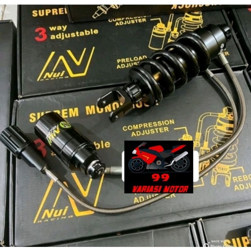 Jual MONOSHOCK CBR HONDA CB 150R CBR 150 R NUI RACING 2 TABUNG PISAH 3 KLIK REBOUND MONOSHOCK ...