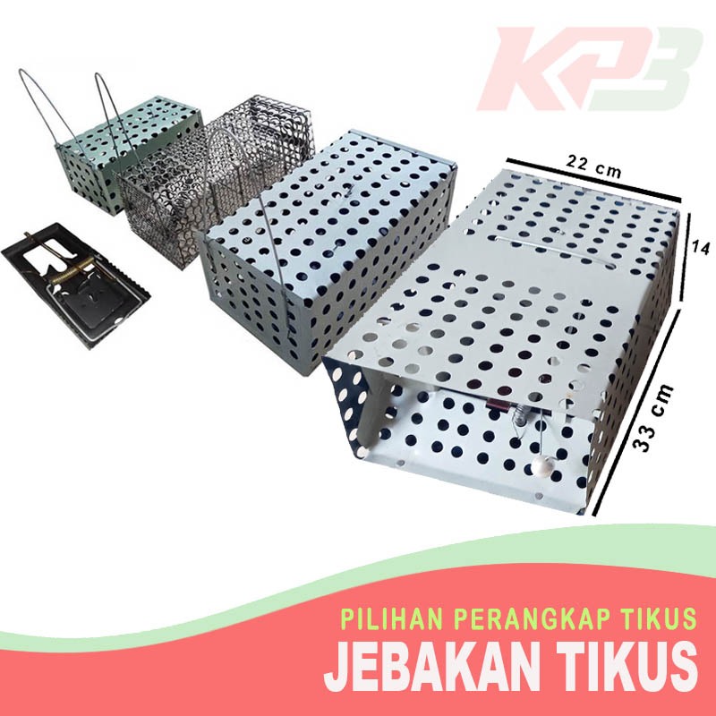 Jual Perangkap Tikus Jebakan Kotak Model Kandang Tikus Perangkap Curut ...