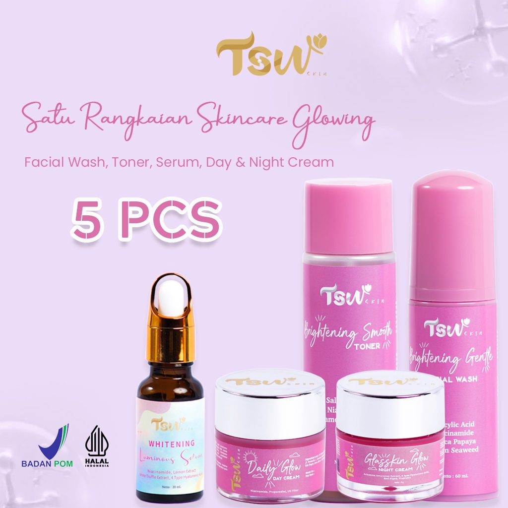 Jual TSW SKIN - Paket 5in1 Brightening Series | Shopee Indonesia