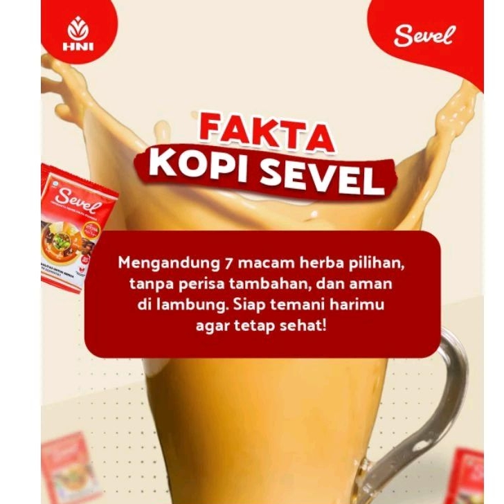 Jual Kopi Sevel Stevia || Kopi 7 Elemen HNI isi 10 dan 20 Sachet ...