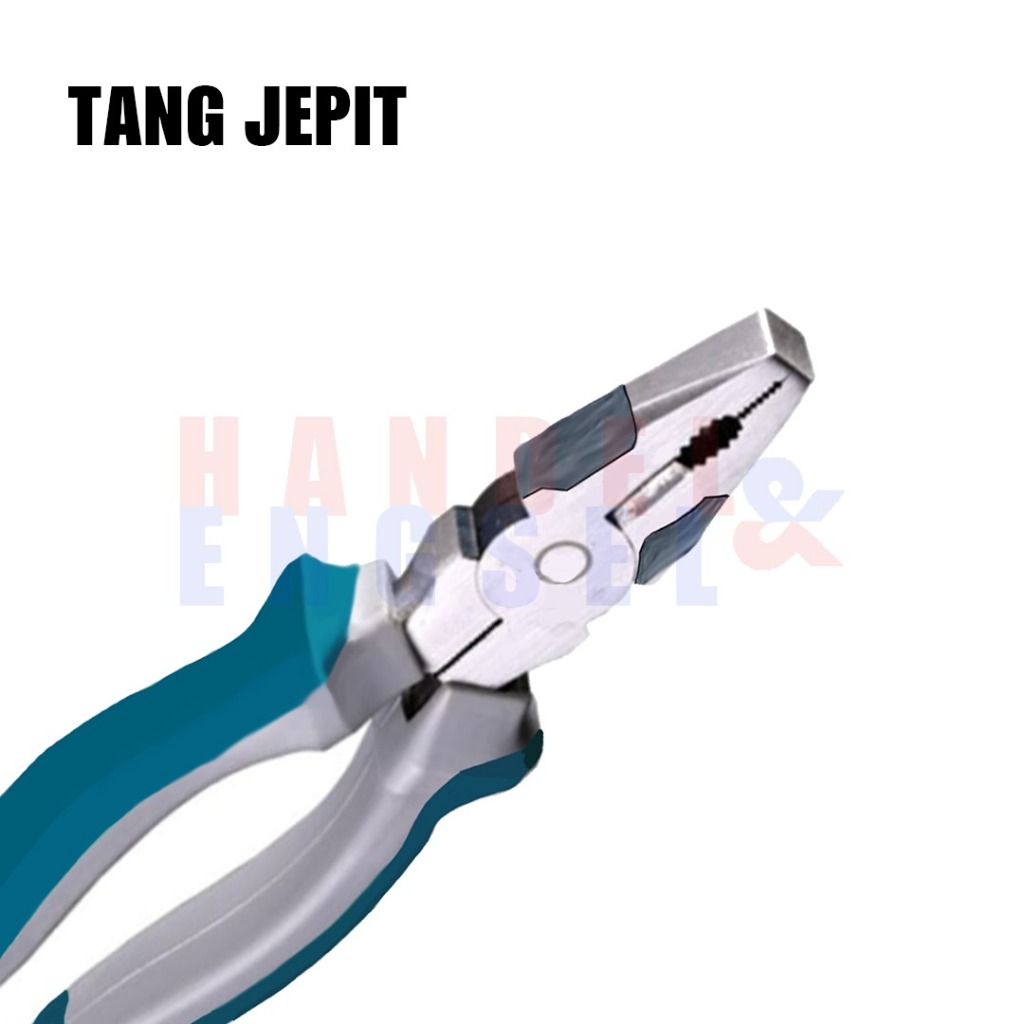 Jual Tang Jepit Besi Baja 8 Inch / Tang Serbaguna Gagang Karet / Tang ...