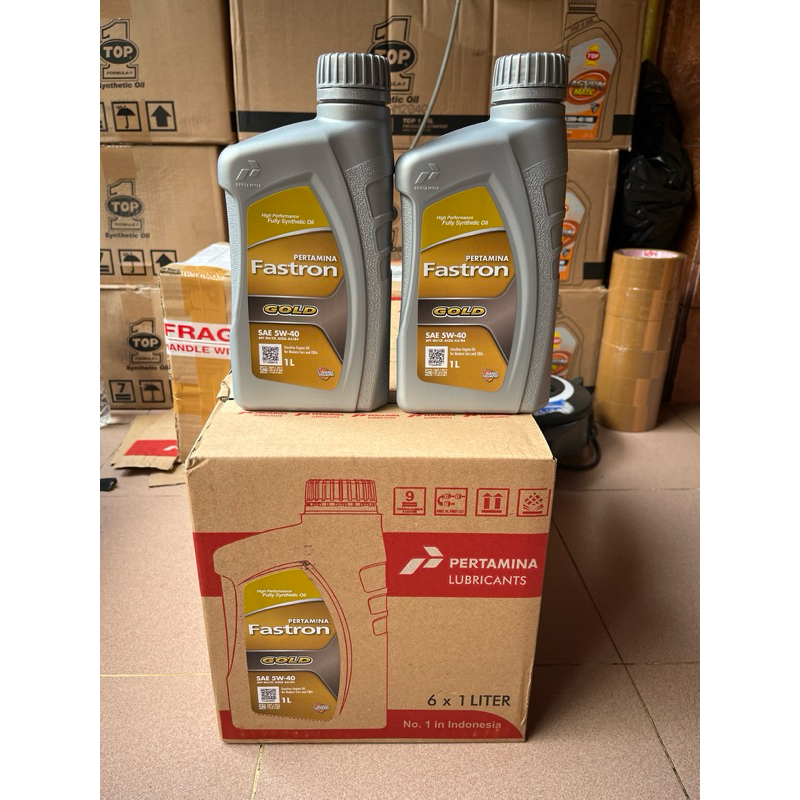 Jual Oli Mobil Fastron Gold SAE 5-40 1 liter API SN/CF | Shopee Indonesia