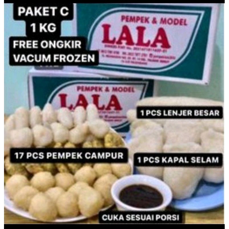Jual Pempek & Model Lala 26 ILIR PALEMBANG ( ISI 40.PCS.VACUM & FROZEEN ...