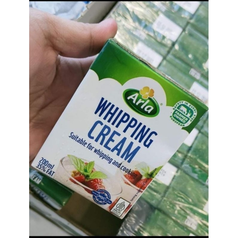 Jual whipping cream arla/wipped cream arla/krim arla | Shopee Indonesia
