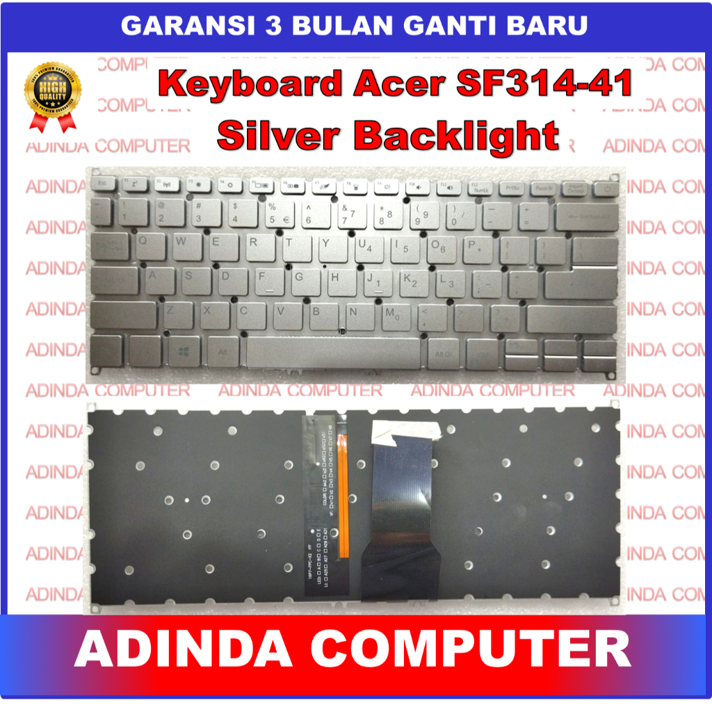 Jual Keyboard Acer Swift 3 SF314-41 Infinite 4 SF314-511 A513-53 A514 ...