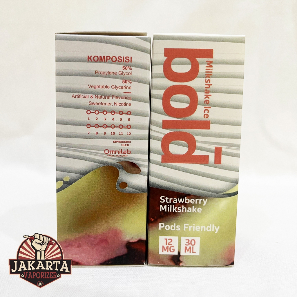 Jual PODS FRIENDLY BOLD STRAWBERRY MILKSHAKE 30ML 12MG BY ZNAKE X ...
