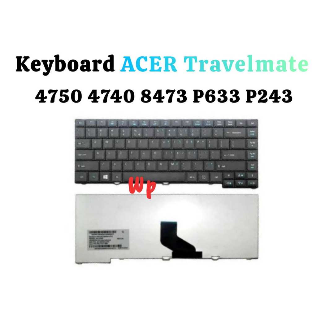 Jual Keyboard laptop Acer Travelmate 4750 4750G 4750Z 4750ZG TM4750 ...