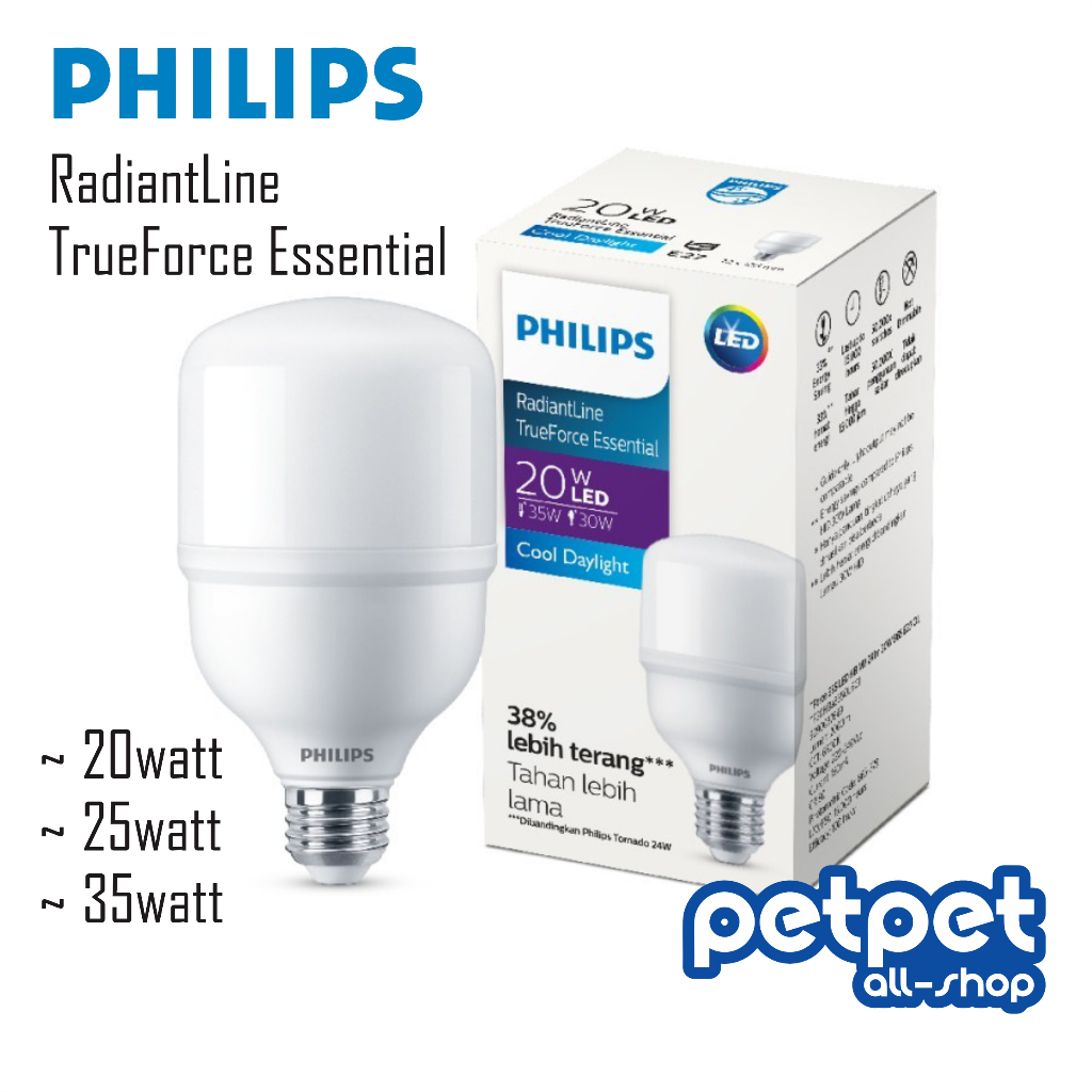 Jual Philips LED Radiantline TrueForce Essential 20watt 25watt 35watt ...