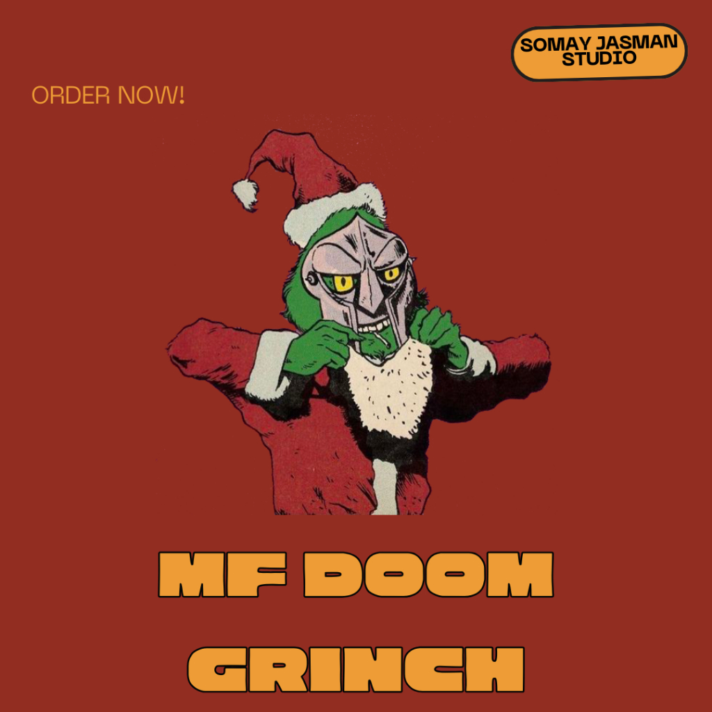 Jual KAOS MF DOOM GRINCH MEME PARODY RAP SHIRT | Shopee Indonesia