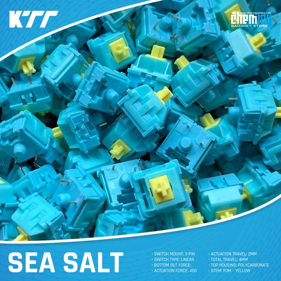 Jual Content KTT Sea Salt / Seasalt Mechanical Keyboard Switch | Shopee ...