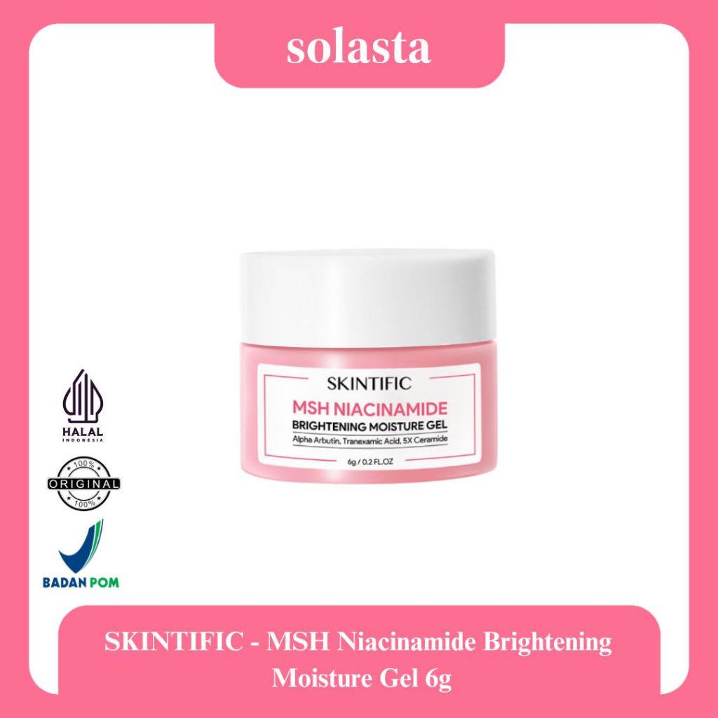 Jual Solasta - MSH Niacinamide Brightening Moisture Gel 6g | Shopee ...