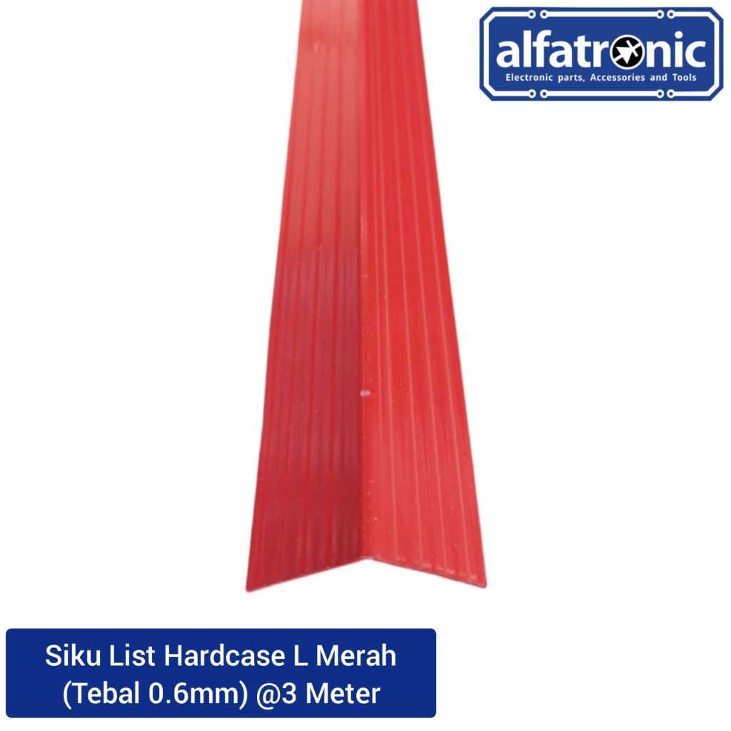 Jual Siku List L Merah (Tipis) Aluminium for Aksesoris Box Hardcase ...
