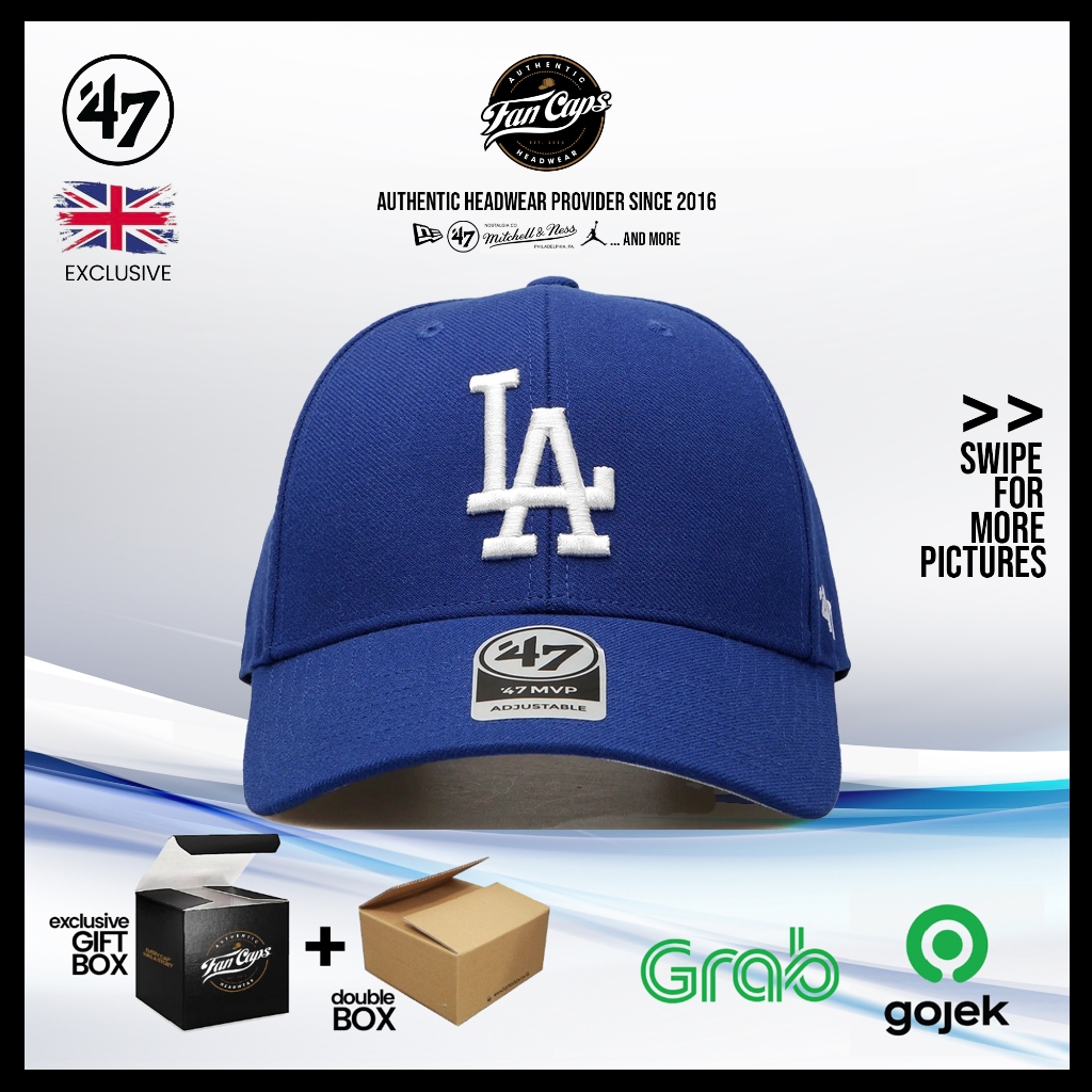 Jual Topi 47 Original MLB Los Angeles Dodgers MVP warna biru | FREE ...