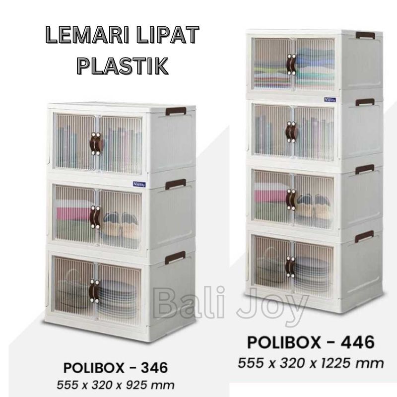 Jual LEMARI PLASTIK / BOX PLASTIK POLIBOX / LEMARI PAKAIAN SUSUN 4 ...