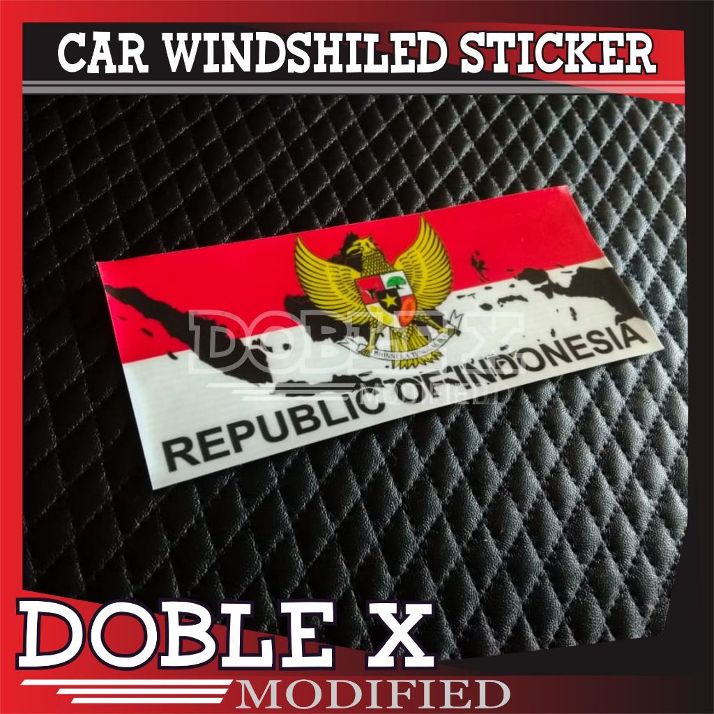 Jual STICKER NETT PERSEGI REPUBLIC OF INDONESIA 1 | Shopee Indonesia