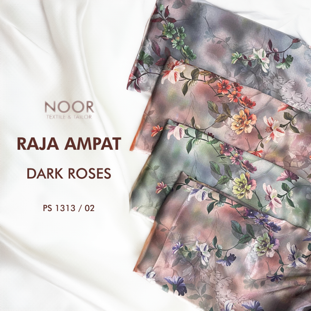Jual Raja Ampat | Motif Flora Petals | 4 Warna | Shopee Indonesia
