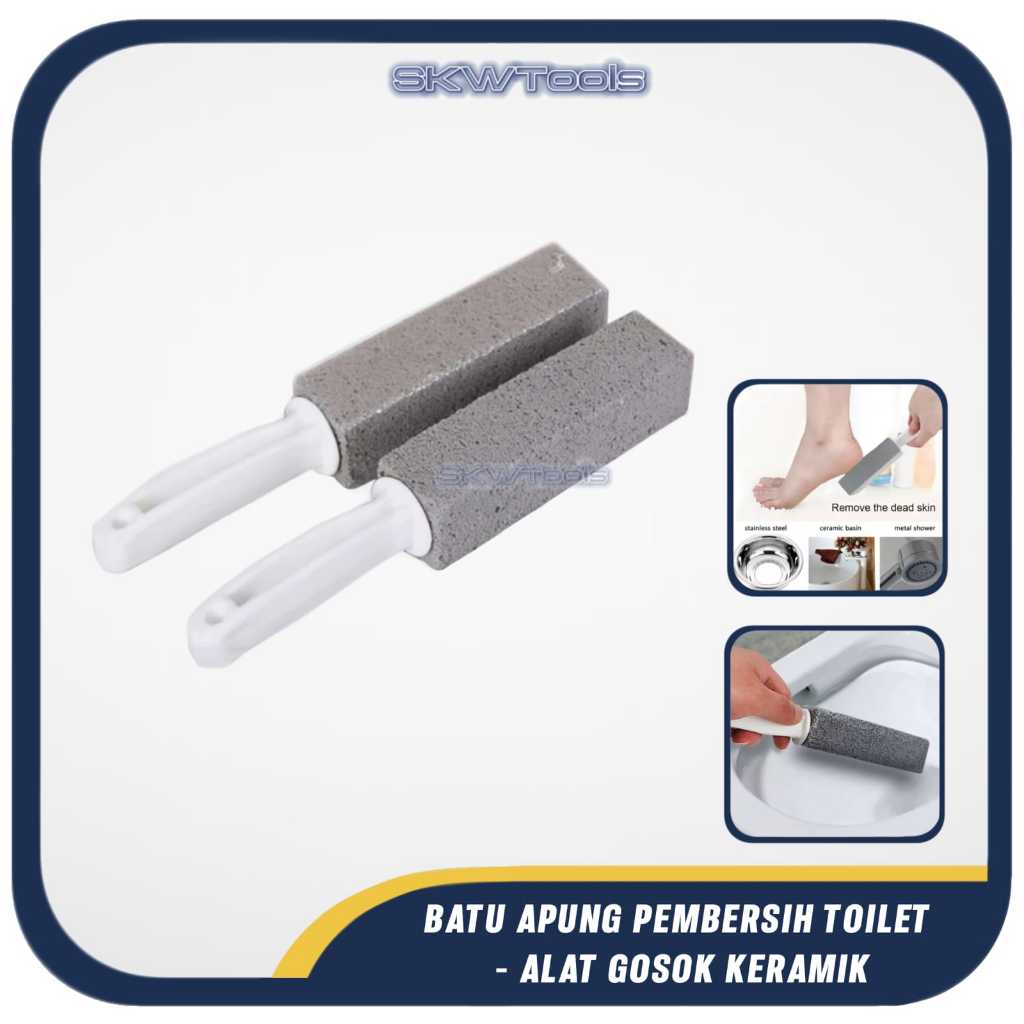 Jual Alat Pembersih Closet Kerak Plak WC Toilet Keramik Bahan Batu ...