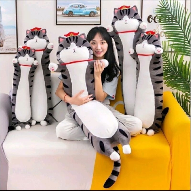 Jual Guling Boneka Kucing Furyu SUPER Lembut Ukuran 60cm | Shopee Indonesia