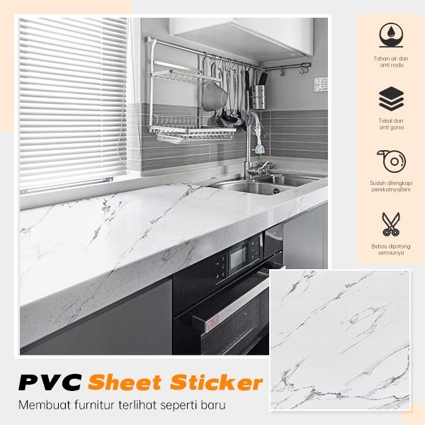 Jual Stiker PVC Motif Marmer PVC Sheet Sticker | Shopee Indonesia