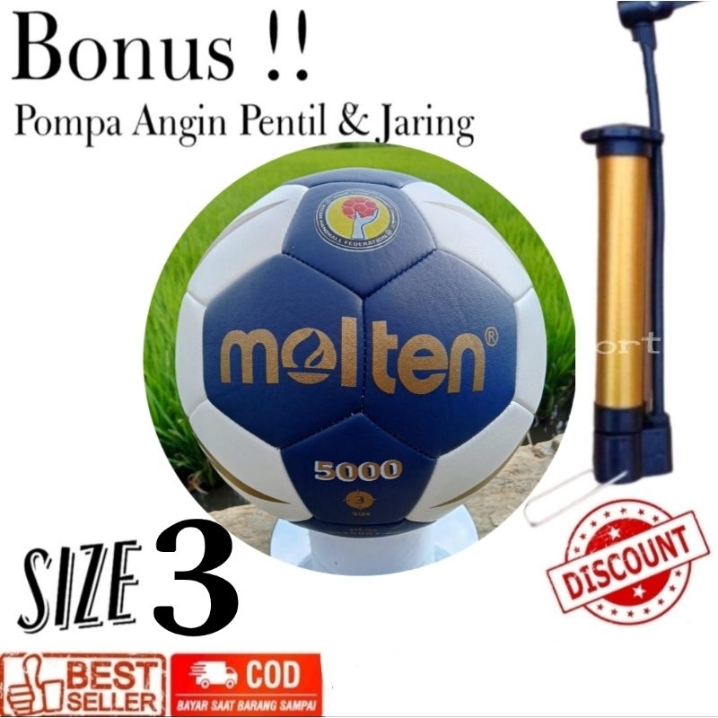 Jual BOLA TANGAN HANDBALL HAND BALL SIZE 1 2 3 KUALITAS ORIGINAL 100% ...