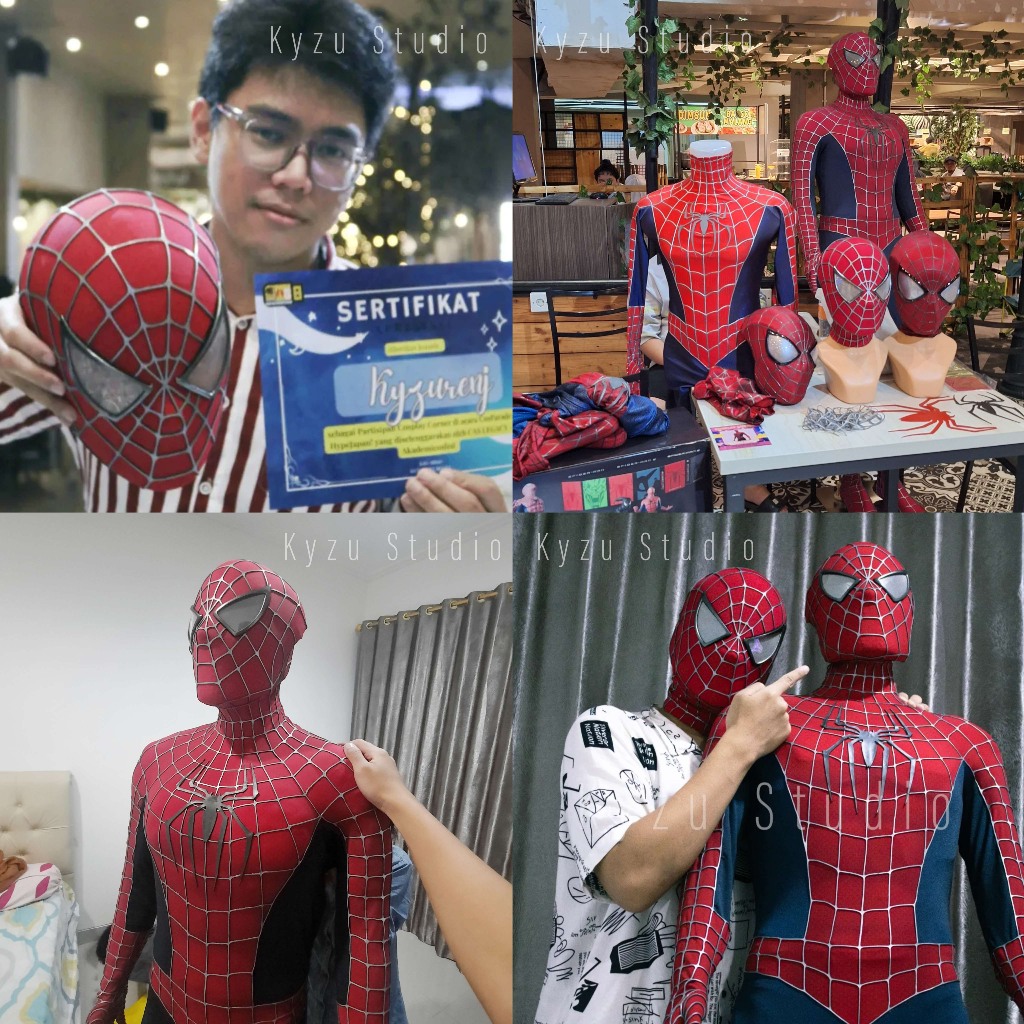 Jual Topeng Spiderman Remote Bisa Kedip Terlengkap - Topeng Miles ...