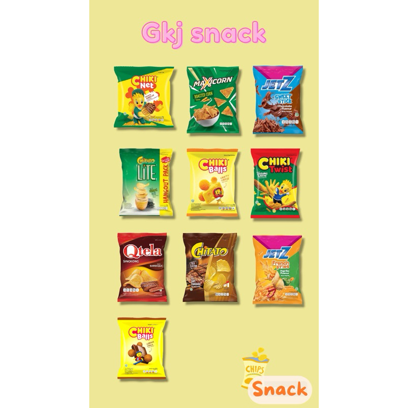 Jual ️ GKJ STORE ️ ( Renteng )Snack Renceng CHIKI NET- CHIKI BALLS ...